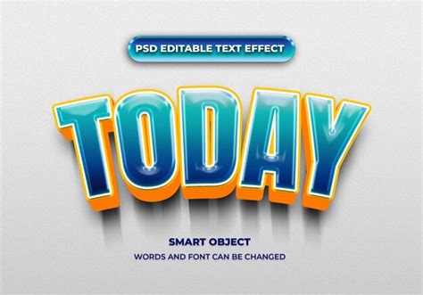Premium Psd D Editable Psd Text Effect