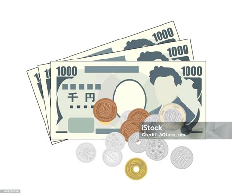 흰 배경에 고립된 손에 있는 돈 1 엔 동전에 대한 스톡 벡터 아트 및 기타 이미지 1 엔 동전 10 엔 동전 100
