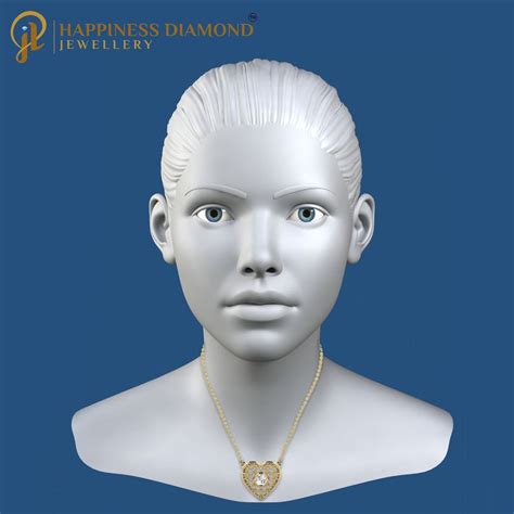 Round 025 Carat Diamond Necklace At Rs 46500 In Surat Id 2850808508462