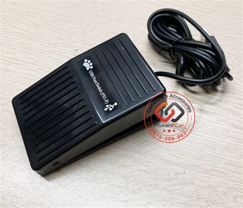 Bàn đạp điều Khiển Chân Usb Foot Switch Pedal Chụp ảnh Ghi Hình Cho