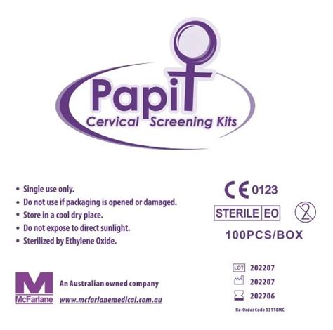 Cervical Screening Collection Kit 100