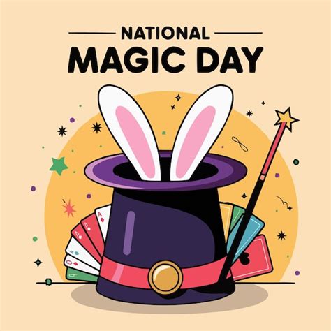 Playful Vector Poster Design For National Magic Day Premium Ai Generated Vector
