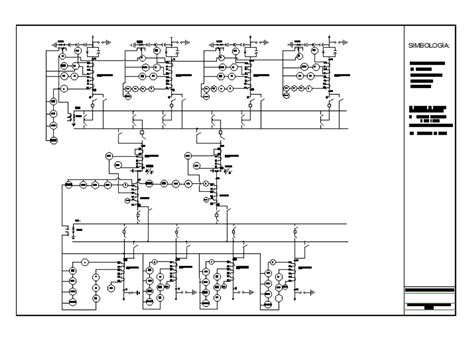 Diagrama Unifilar De Una Subestacion Electrica En Autocad Di