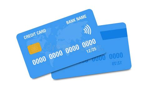 Icono De Tarjeta De Crédito Frontal Y Posterior Tarjeta De Crédito