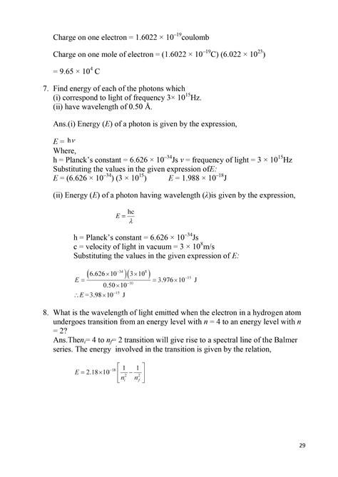 Structure Of Atom Notes PDF NCERT Class Chemistry Ch