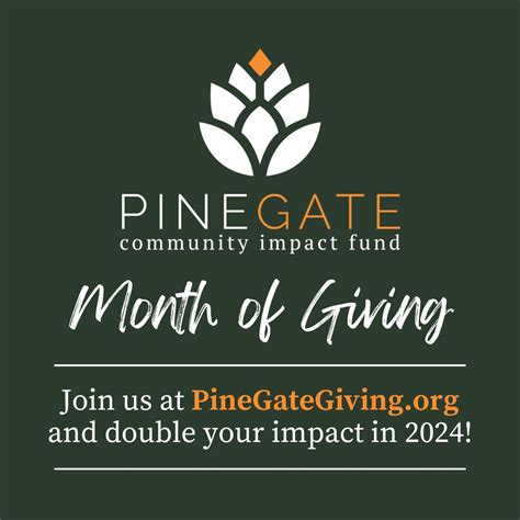 Pine Gate Renewables On Linkedin Monthofgiving