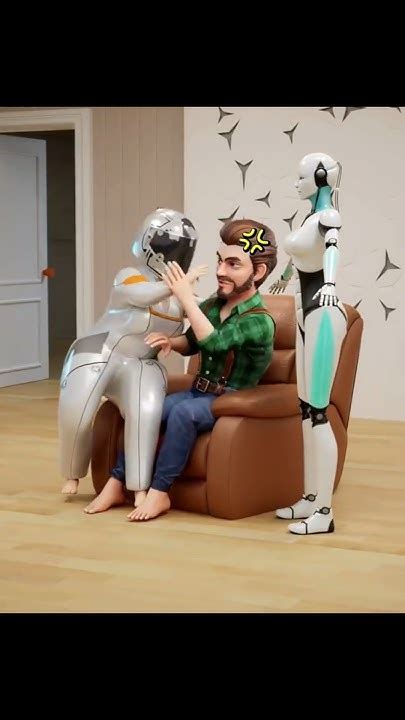 Wife Se Jyada Robot Se Pyar Shorts 3danimation Youtube