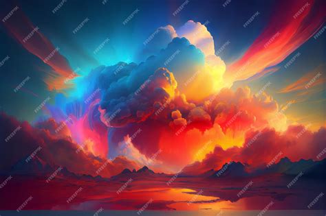 Premium Ai Image Spectral Cloud Escape To Realistic