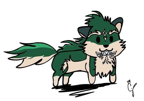 Chibi Wolf Link By Carlospaparazzi On Deviantart