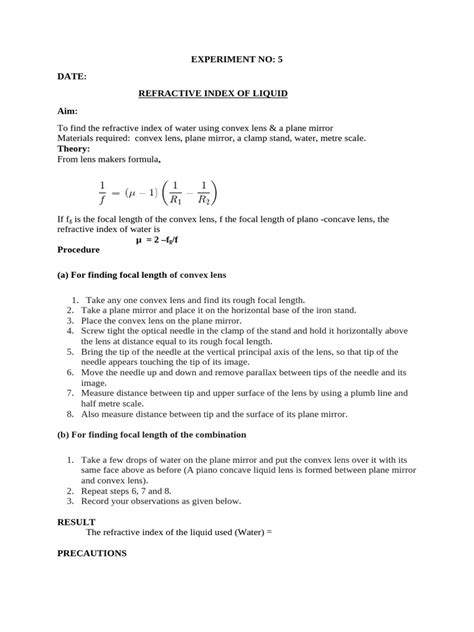 Experiment No 5 Pdf
