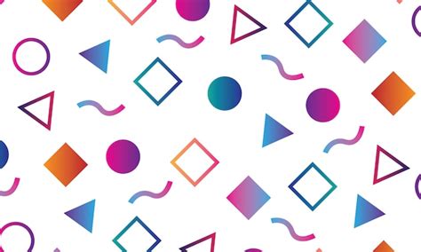 Premium Vector Geometric Elements Pattern