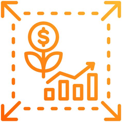 Scaling Generic Gradient Outline Icon