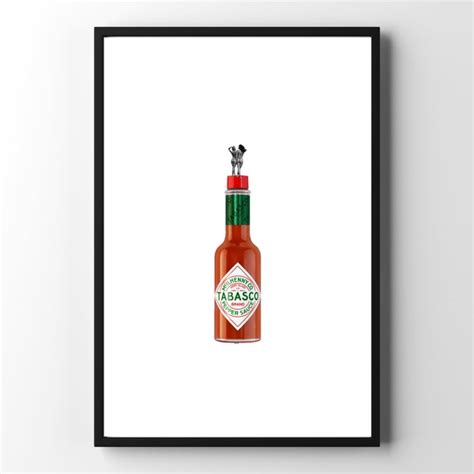 Vintage Hot Sauce Poster Etsy