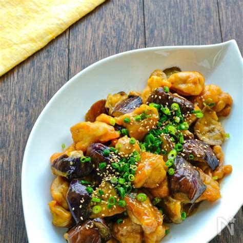 なすと鶏肉の甘酢照り炒め【ぽん酢と砂糖だけで簡単甘酢♪】 レシピサイトnadia