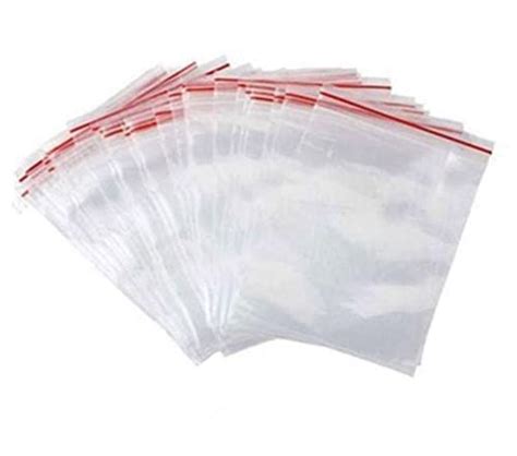 DIVYANA 4x5 Inch Transparent Plastic Zip Lock Pouch Bags For Storing Small Things 4 Inch X 5