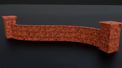 Customizable Brick Wall Geometry Flippednormals