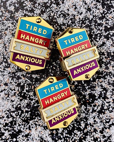 Mood Picker Sliding Enamel Pin Etsy