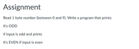 Solved Assignment Read 1 Byte Number Between 0 And 9