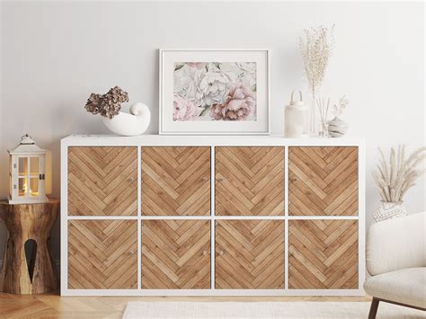Ikea Kallax Expedit Decal Wooden Parquet Rack Sticker Etsy Uk