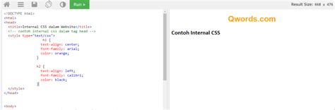 Perbedaan Internal External Dan Inline Css Dalam Website