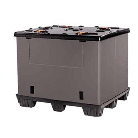 Stackable And Foldable Reusable Pallet Boxes