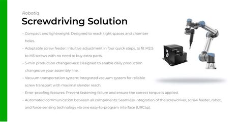 Cobots On Linkedin Cobots Cobotsza Robotiq Screwdriving Robotics Automation…