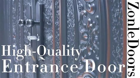 Classic Design Double Door For Entrance Display Zonle Doors