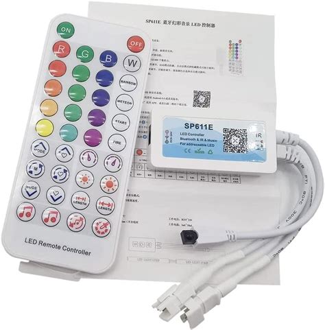 Led Controller Sp611e Bluetooth Music App For Ws2811ws2812 Addressable