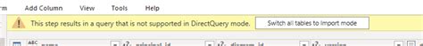 Solved Merge An Import Table With Direct Query Table Microsoft