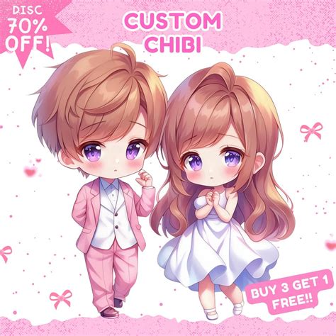 Custom Chibi Character Custom Chibi Commission Couple Chibi T Chibi Emotes Chibi Pfp