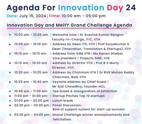 Itic Incubator At Iith On Linkedin Innovationday2024 Futureoftech