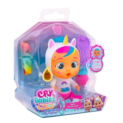 Край Бебис Волшебные слезки Игровой набор Согрей меня кукла Дрими Cry ...