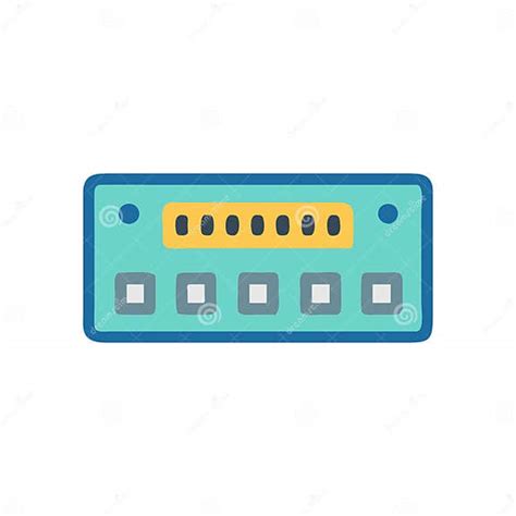 Comprehensive Ethernet Switch Icon Stock Illustration Illustration Of