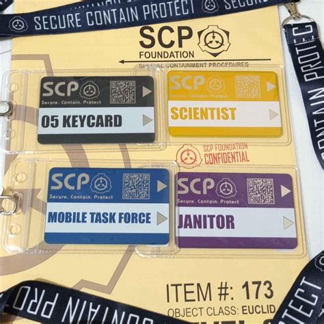Scp Keycard Etsy