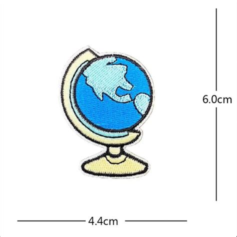 Globe Applique Etsy