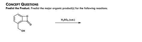 Solved Concept Questionspredict The Product Predict The