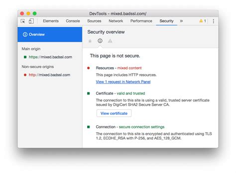 セキュリティ セキュリティの問題を理解する Chrome Devtools Chrome For Developers