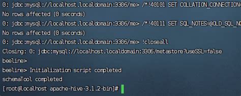Org Apache Hadoop Hive Metastore Hivemetaexception Schema
