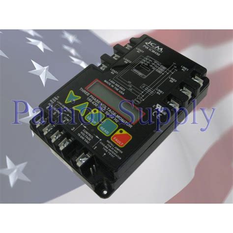 Icm Controls Icm450 Digital Three Phase Line Voltage Monitor Walmart
