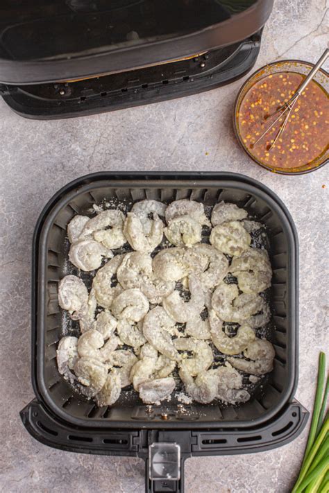 Air Fryer Honey Orange Firecracker Shrimp Fork To Spoon