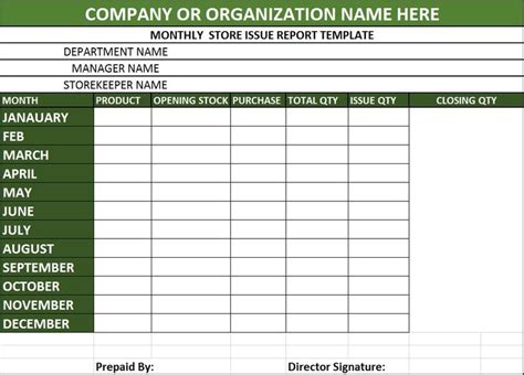 Monthly Report Template Free Report Templates Report Template Templates Project Management