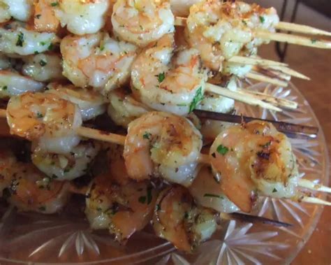 Lemon Garlic Shrimp Skewers Recipe Chefs Resource Recipes