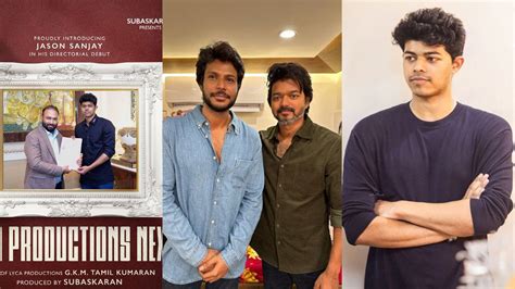 Thalapathy Vijays Son Jason Sanjay To Make Directorial Debut With Film Starring Sandeep Kishan