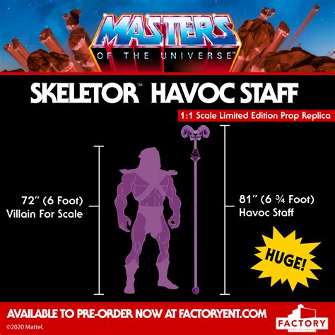 Skeletors Havoc Staff Getting Full Sized Replica Brutalgamer
