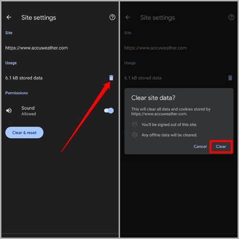 Clear Cache And Cookies In Chrome For Android