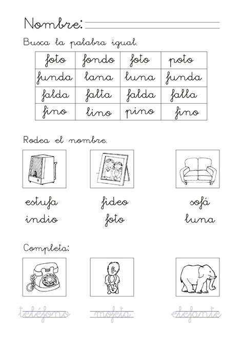 Proyecto Habla M Letra F Artofit
