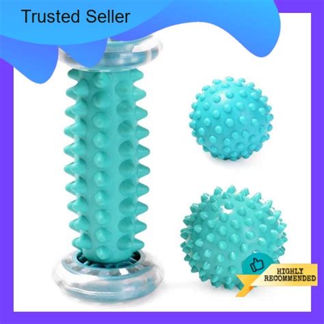 Plantar Fasciitis Foot Massage Roller With Spiky Massage Ball For Hand