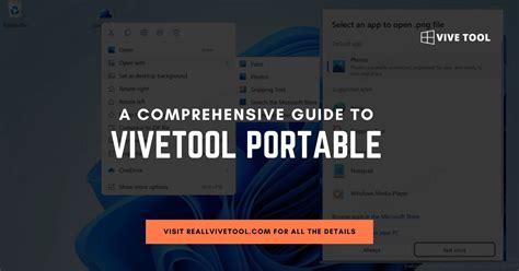 Vivetool Portable Explanation Details Vivetool