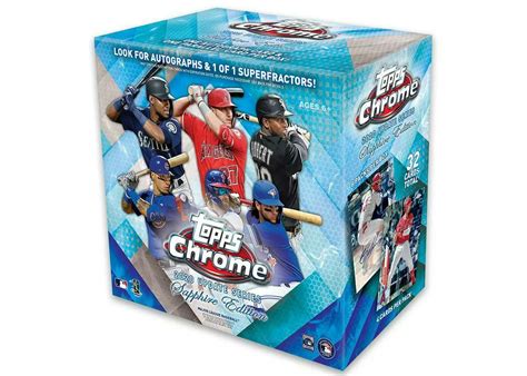 2020 Topps Chrome Update Sapphire Edition Baseball Box 2020