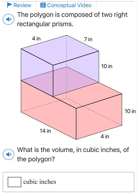 solved review conceptual video the polygon is composed of two right